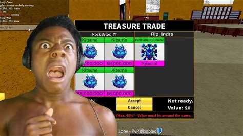 Blox Fruits Trade Kitsune Fruit Perm Or Fruits Roblox YouTube