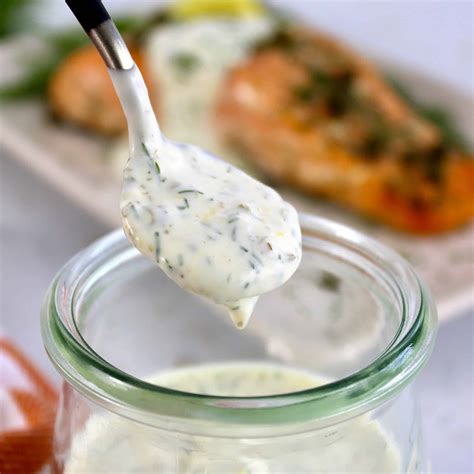 Salsa Cremosa De Eneldo Cocina Facil