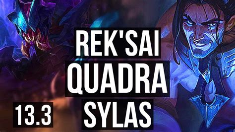 REK SAI Vs SYLAS JNG Quadra 70 Winrate 14 2 5 Legendary KR