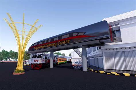 Wow Bogowonto Culinary Center Bakal Dipercantik Gapura Kereta Cepat