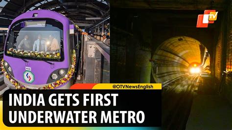 Historic Moment As India Test Runs First Underwater Metro In Kolkata