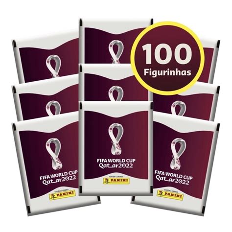 Kit 100 Figurinhas Da Copa Do Mundo Qatar 2022 Oficial Panini Shopee