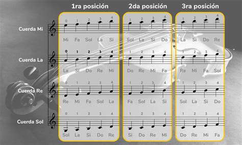 Cómo practicar las notas en primera posición en el violín