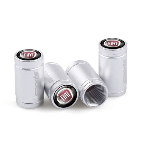 Accessoire Pneu Bouchons De Valve De Pneu Pour FIAT En Aluminium 4