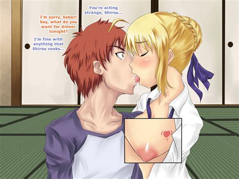 Rule 34 Fatestay Night Fate Series Saber Shirou Emiya Tagme 1384021