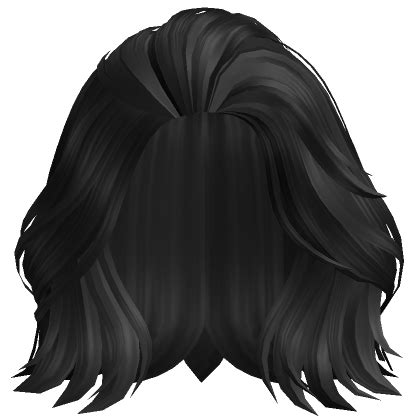 Grunge Side Swept Hair Black Roblox Item Rolimon S