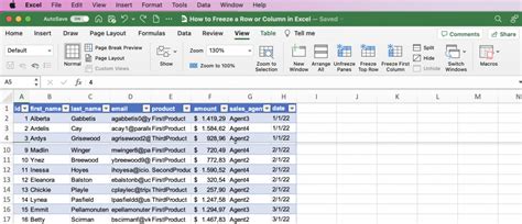 How To Freeze A Row Or Column In Excel Layer Blog