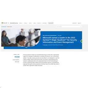Microsoft Named A Leader In The 2022 Gartner Magic Quadrant For SIEM