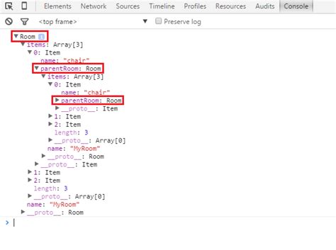 javascript oop reference loop stack overflow