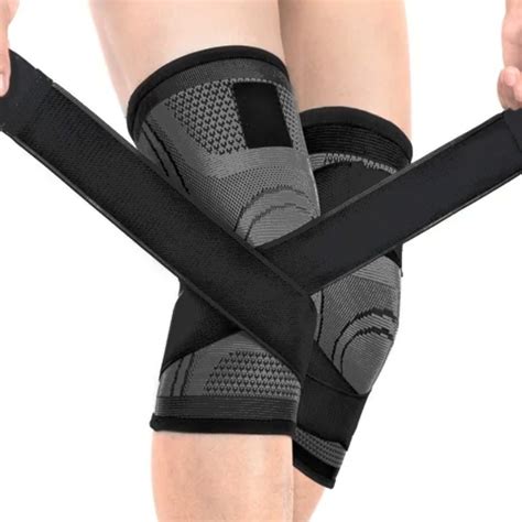 Rodilleras Elásticas Con Banda Ajustable De Compresion Transpirable