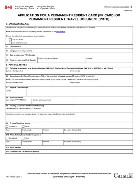 Form Canada Imm E Fill Online Printable Fillable Blank
