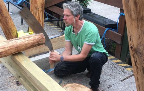 Roundwood Timber Framing Reciprocal Roundhouse Building Wholewoods
