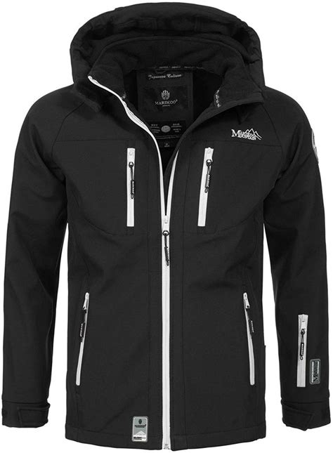 MARIKOO Herren Softshell Funktions Outdoor Ski Regen Winter Jacke Sport