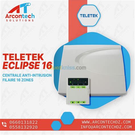Systeme d alarme anti intrusion eclipse teletek Alger Algérie