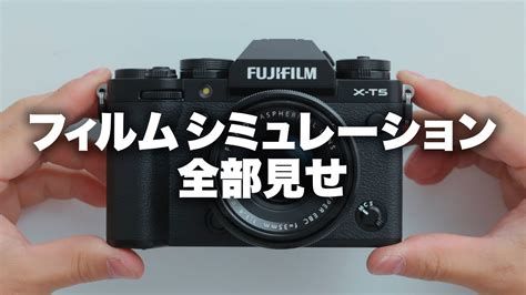 FUJIFILM富士フイルムのフィルムシミュレーション全見せタイムライン活用1 5倍速推奨 YouTube