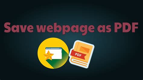 easy method to save webpage as pdf from any browser youtube