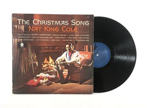 Nat King Cole The Christmas Song Lp Album Reissue Chestnuts Roasting On