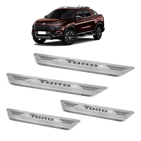 Soleira Aço Inox Escovado Porta Original Mult Toro 2016 2020 Submarino
