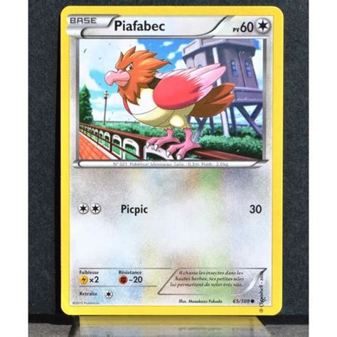 Carte Pokémon 65 108 Piafabec XY06 Ciel Rugissant NEUF FR Cdiscount