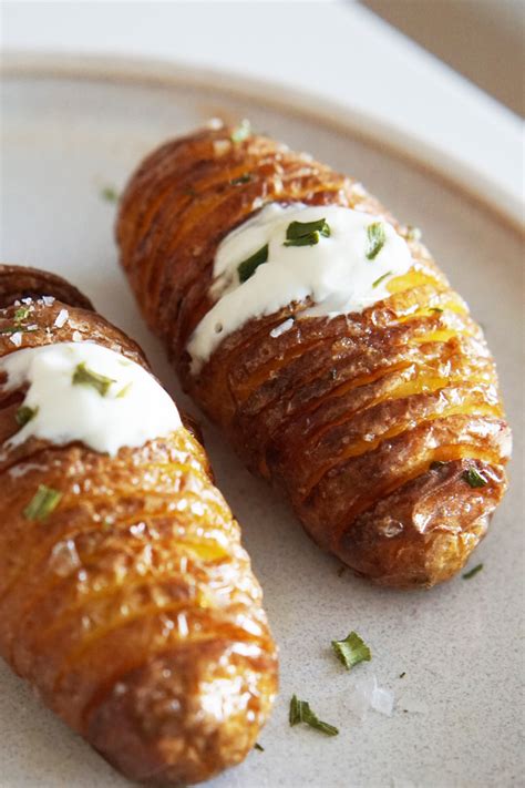 Air Fryer Hasselback Potatoes A Food Lovers Kitchen