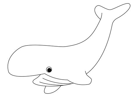 Coloriage Coloriages Animaux Baleine 08 10 Doigts