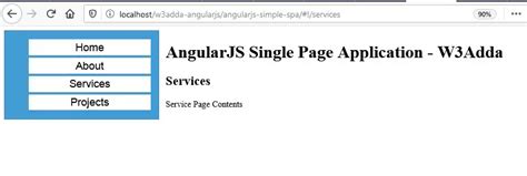 how to create single page application using angularjs w3schools tutorialspoint w3adda