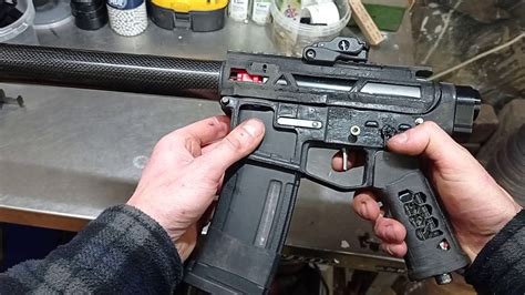 D Printed M Airsoft With Dsg Internals Test Youtube