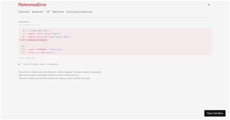 Javascript Expressions In JSX Practice Forked Codesandbox