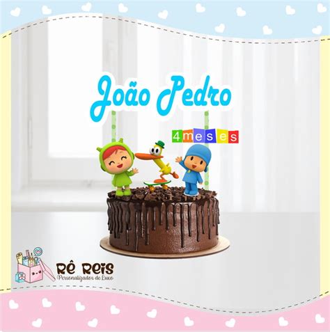 Topo De Bolo Pocoyo Elo7 Produtos Especiais