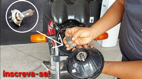 Como Trocar L Mpada Do Farol Da Sua Moto Youtube