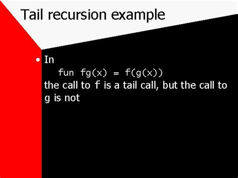 tail recursion example