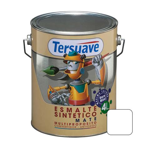 Esmalte Sintetico Blanco Mate 1 L Tersuave Pinturerías Indigo