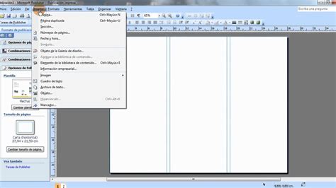 Como Elaborar Un Triptico En Publisher