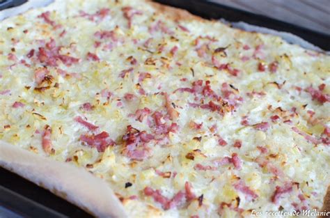 La tarte flambée alsacienne ou Flammenkueche