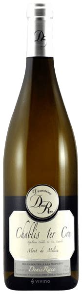 Denis Race Mont De Milieu Chablis 1er Cru Vivino France