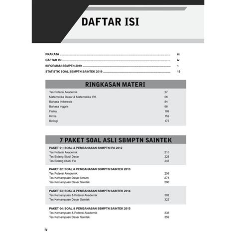Jual Mega Bank SBMPTN Saintek 2019 Buku Latihan Soal Pembahasan Dan
