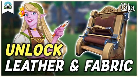 How To Get Fabric Leather Unlock The Fabric Loom Palia YouTube