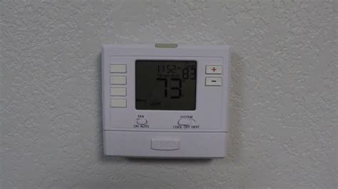 Program Your T Programmable Thermostat Youtube