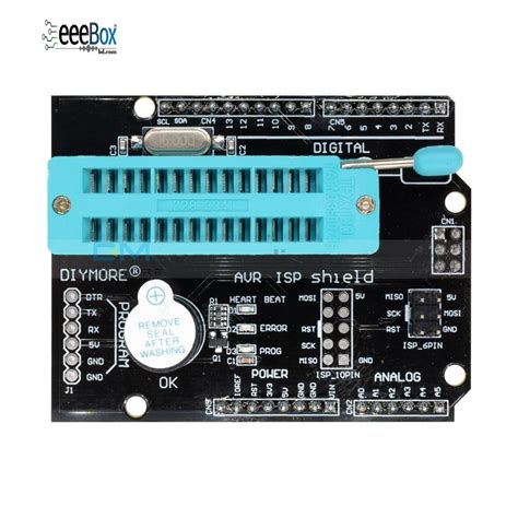 avr isp icsp programmer arduino shield r2 electrodrag