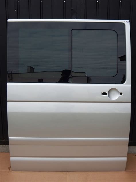 VW T5 drzwi przesuwne prawe z SZYBĄ LA7W 12753211861 oficjalne