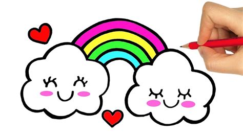 COMMENT DESSINER UN NUAGE QUI VOMIT UN ARC EN CIEL KAWAII 49 OFF