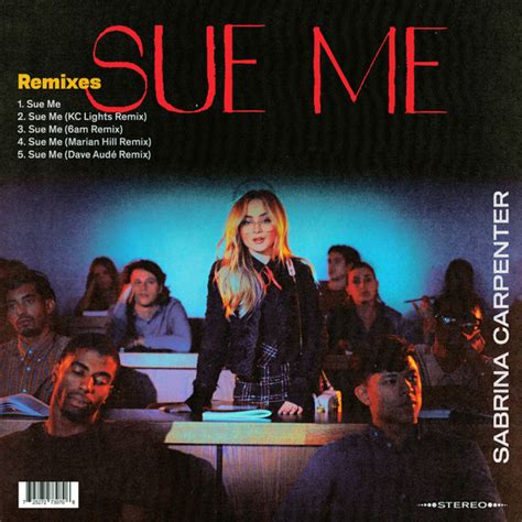 Sabrina Carpenter Sue Me Remixes 5 X File 16 Bit 44 1 KHz FLAC