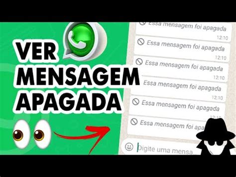 Como Ver Mensagem Apagada Do WhatsApp 2021 YouTube