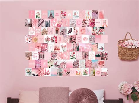 Buy Artivo Pink Aesthetic Wall Collage Kit 100 Set 4x6 Inch Room