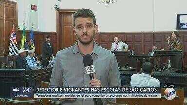Jornal da EPTV 2ª Edição São Carlos Araraquara Vereadores de São