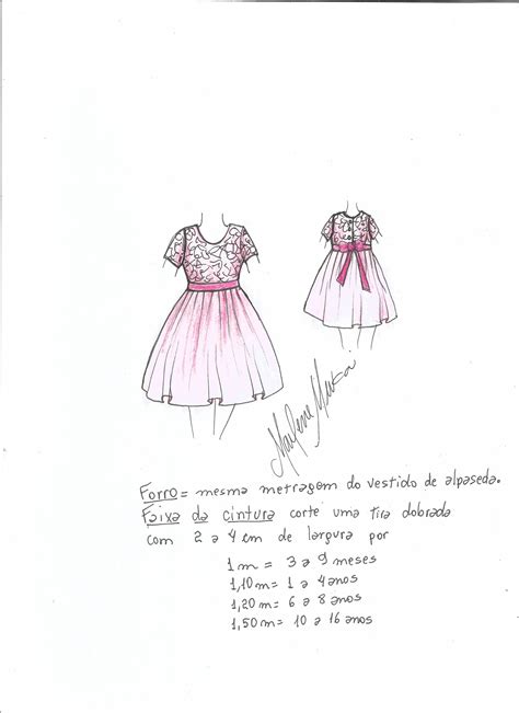 Vestido Tradicional DIY Marlene Mukai Molde Infantil