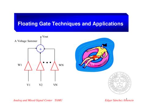 pdf floating gate techniques and applications gate a voltage summer 2 introduction to floating