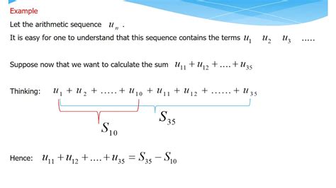 sum of consecutive terms in an arithmetic sequence youtube