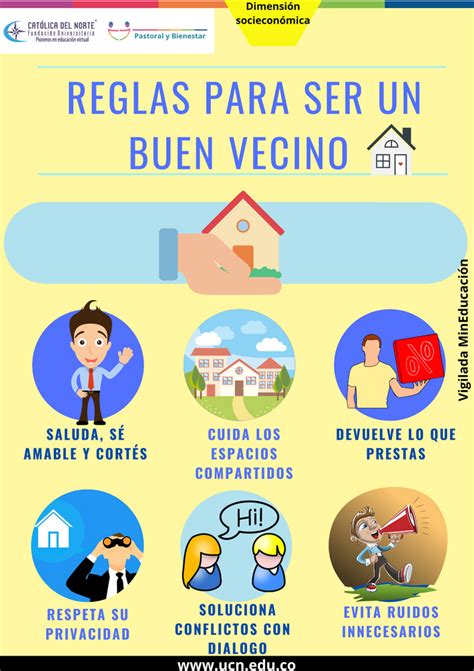 Reglas Para Ser Un Buen Vecino Buenos Vecinos Consejos De