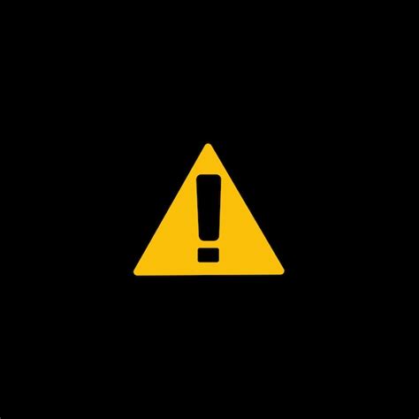Signo de exclamación negro en icono de triángulo aislado sobre fondo